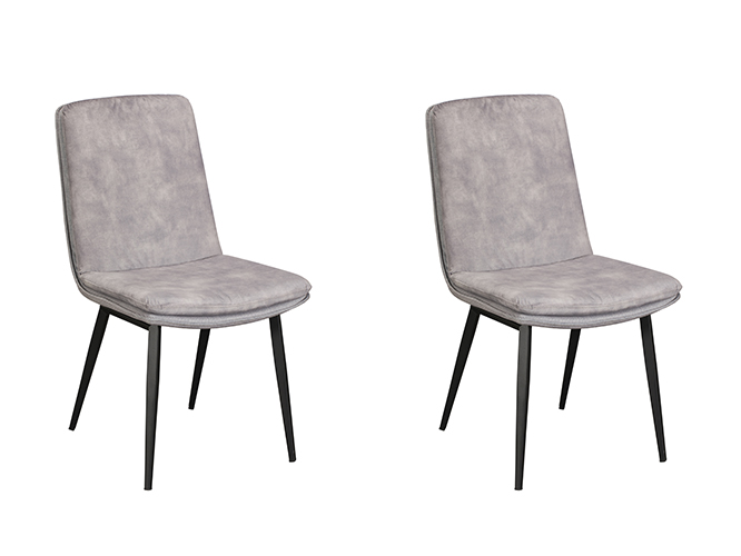 Pair of Baker Cooper Bar Chairs – Grey